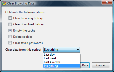 How to fix 'waiting for cache' error while using Chrome? - Techyv.com